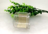 China 80ml Small Easy Open Clear Pet Jars For Preserved Fruit Packaging 53x53mm for sale