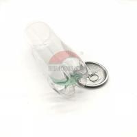 China 500ml Transparent PET Beverage Cans with Aluminum Lids - Food Grade Plastic Soda Containers 345ml Capacity for sale
