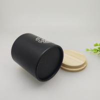 China Hot Stamping Paper Composite Can with Cork Lid 73mm x 100mm DIY Gift Box for sale