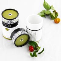 China Biodegradable Matt Lamination Paper Tube Tea Packaging Gift Box 100mm Diameter for sale