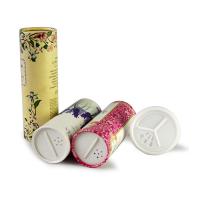 China Gold Stamping Paper Tube Packaging for Powder Spice with Sieve Cover 48mm 65mm for sale