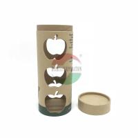 China Custom Window Paper Tube Packaging - 5-7 Day Samples, 15-20 Day Production, CMYK+Pantone Colors for sale