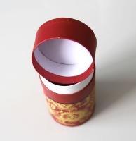 China Custom Red Kraft Paper Tube Gift Box with ISO SGS FDA QS Certification 100mm Diameter for sale