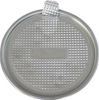 China Aluminum Foil Lids Easy Open End 0.21-0.23mm Thick Food Grade Coating 99mm Diameter for sale