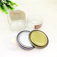 China FDA Clear Plastic Cylinder 50ml Dried Cans Aluminum Peel Off Food Jar 53mm for sale
