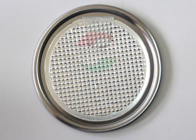 China Food Grade Aluminium Foil Lids 83.3mm for Composite Paper Can 307# for sale