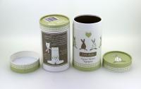 China Food Grade Cardboard Paper Cans Packaging for Baby Clothes Gifts 46mm to 225mm Diameter for sale