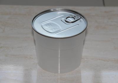 China Water Resistant PP Can with Transparent PET Plastic Cap 450ml - 99mm Diameter Food Grade BPA-Free Container for sale