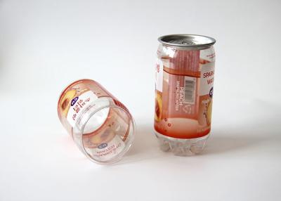 China Plastic Aluminium Beverage Cans 250ml 355ml 500ml PET Body Easy Open Lid for sale