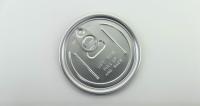 China Embossing Printing Aluminum Easy Open Lid 83.3 mm for PET Bottle Sealing for sale
