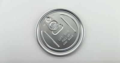 China Embossing Printing Aluminum Easy Open Lid 83.3 mm for PET Bottle Sealing for sale