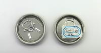 China Eco friendly Easy Open Lids End With Silk Printing For Composite Paper Can for sale