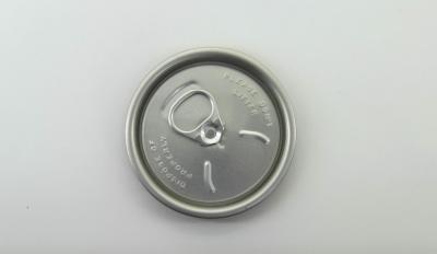 China Aluminum Easy Open Lid End With Silk Printing For Composite Paper Can for sale