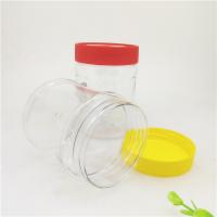 China 10oz Food Grade PET Clear Plastic Cylinder Bottle 70mm Diameter 95mm Height for sale