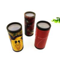 China Custom Printing Matches Cylinder Box With Window / Printed Cardboard Tubes for sale