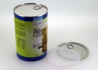 China Moistureproof Food Canned Paper Tube Packaging Round Boxes Container for sale