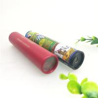 China Custom Recycled Paper Gift Boxes 25mm Diameter 120mm Height Gold Hot Stamping for sale