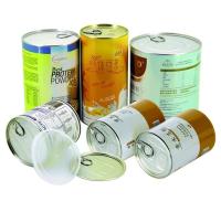 China Airtight Paper Composite Rice Can 126mm Diameter Recyclable Round Gift Tube Packaging for sale
