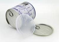 China Custom CMYK Offset Printing Paper Composite Cans for Baby Food 62.3mm Diameter for sale