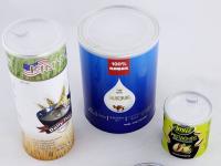 China Airtight Composite Paper Cans for Pet Food Packaging - 65mm Diameter × 100mm Height with Food Grade Materials for sale