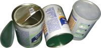 China Food Grade Paper Composite Cans 99mm Diameter with Easy Peel Off Lid for Candy Packaging for sale