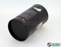 China Cylindrical Paper Composite Cans 83mm Diameter with Plastic Cap for Food Packaging - FDA SGS Certified for sale