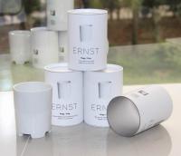 China Plastic Lid Paper Composite cookies Cans For Mailing , Gift packaging for sale