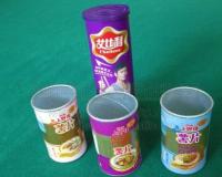 China Food Grade Kraft Paper Composite Can with Aluminium Foil Cover 65mm x 100mm for sale