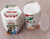 China Food Grade Cylindrical Paper Composite Nut Cans 73mm x 115mm with Aluminium Foil Peel Lid for sale