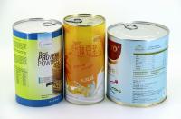 China UV Coating Easy Open End Cardboard Paper Composite Cans For Daily Foods / candy for sale