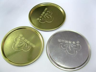 China 73mm 300# Aluminum Tinplate Can Bottom 0.23mm Thickness for Food Packaging for sale
