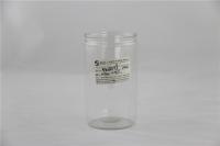 China Customized 750ml Clear Plastic PET Cylinder Can Food Grade Air Proof 83mm Diameter for sale