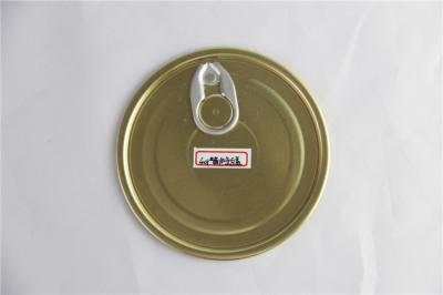 China 73 mm Golden Round Food Grade Tin Can Lid Full Open Tin Plate EOE 209# for sale