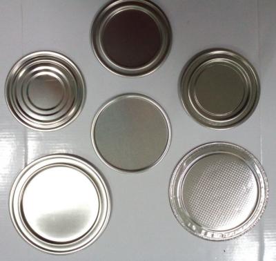 China 211# Metal Can Bottom 65mm Diameter with 0.23mm Thickness - Air-Proof Convex Surface for Paper Tube Boxes for sale
