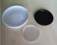 China 300# 73mm Airtight Clear PP Plastic Can Bottom End Lid - Food Grade 0.23mm Thickness for sale