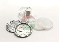 China 28mm Height Clear PET Plastic Cylinder Jar with Peel Off Lid for Nuts Coffee Tea for sale
