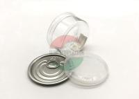 China Mini Plastic Food Containers with Lid 53mm x 28mm Easy Open Herb Tea Packaging Can for sale