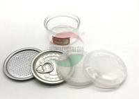 China Mini Plastic Food Containers with Lid 53mm x 28mm Easy Open Herb Tea Packaging Can for sale