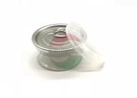 China Food Grade PET Mini Canning Jars 53mm Herb Tea Package Container with Aluminum Lid for sale