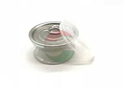 China Food Grade PET Mini Canning Jars 53mm Herb Tea Package Container with Aluminum Lid for sale