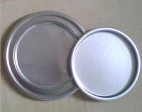 China 401# 99mm Round Silver Can Bottom Penny Stretch Lid - 0.23mm Thickness 11.5g Weight for sale