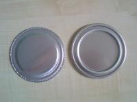 China 401# 99mm Round Silver Can Bottom Penny Stretch Lid - 0.23mm Thickness 11.5g Weight for sale
