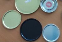 China 401# 99mm Round Silver Can Bottom Penny Stretch Lid - 0.23mm Thickness 11.5g Weight for sale