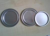 China 401# 99mm Aluminum Tinplate Can Bottom Penny Stretch Lid - 0.23mm Thickness Food Grade for sale