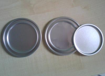 China 401# 99mm Aluminum Tinplate Can Bottom Penny Stretch Lid - 0.23mm Thickness Food Grade for sale