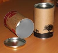 China Custom 124mm Flat Smooth Metal Tin Can Lid for Paper Tube Packaging for sale