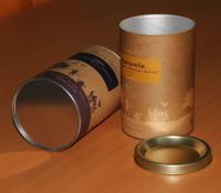 China Custom 124mm Flat Smooth Metal Tin Can Lid for Paper Tube Packaging for sale