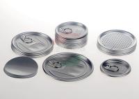 China Aluminum Easy Open Lids for Plastic Can Paper Tube Food Grade 202 300 307 for sale