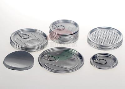 China Aluminum Easy Open Lids for Plastic Can Paper Tube Food Grade 202 300 307 for sale