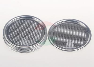 China Aluminum 73mm Easy Peel Off Lid for PET Plastic Jars - FDA & SGS Certified Food Packaging for sale